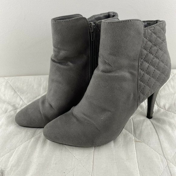 dexflex comfort | Shoes | Dexflex Comfort Womens Gray Heel Boots Size S ...